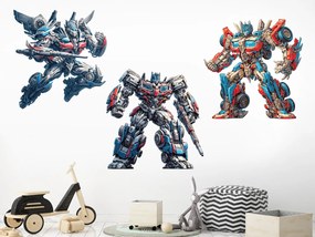 Transformers textilní přelepitelné samolepky na zeď arch 77 x 27 cm