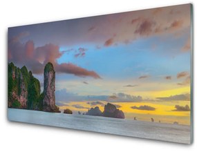 Plexisklo-obraz Moře Hory Krajina 140x70 cm