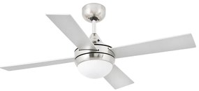 FARO MINI ICARIA 33699 42“ matný nikl/šedá/javor Reverzní stropní ventilátor