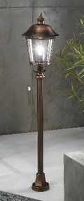 OR AL 11K/360.44 Venkovní sloupkové svítidlo 1x100W E27, černá měď, IP44,pr. 25cm - ORION