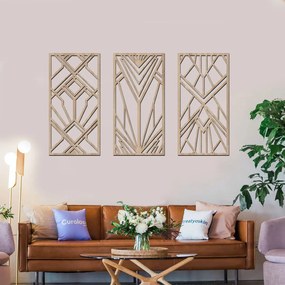dřevo života Dekorační panel ART Barevný vzor: Světlý dub, Rozměry (cm): 120x80