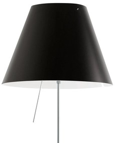 Luceplan Costanza stojací lampa D13t hliník/černá