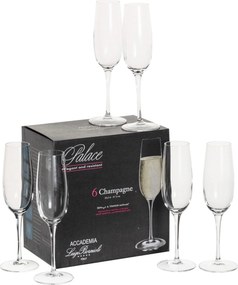 Sklenice na šampaňské Plzazzo 6ks. 235ml