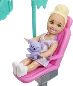 MATTEL Panenka Barbie Zubařka černovláska / Herní set povolání / od 3