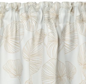 ZATEMŇOVACÍ ZÁVĚS NA PÁSCE MARIGOLD 140X300 CM LISTY
