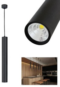 APT ZD74G Závěsná LED lampa - černá