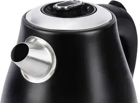 Huslog Rychlovarná konvice s teploměrem černá / 2200W / 1.7 L / otočná