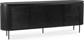 Komoda Beck 200 cm černá
