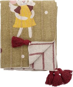 Deka s vánočním motivem z recyklované bavlny 130x160 cm Peo – Bloomingville