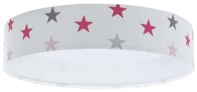 BPS Koncept | LED Stropní svítidlo GALAXY KIDS LED/24W/230V hvězdičky bílá/růžová/šedá | BS0575