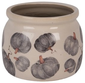 Keramický květináč s dýněmi Country Style Pumpkin S - Ø 12*10 cm