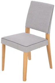 Čalouněná židle šedá SYLON