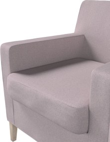 Potah na křeslo IKEA Karlstad barva růžová látka pletený vzor
