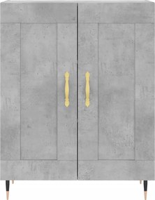 vidaXL Skříň highboard 69,5 x 34 x 180 cm kompozitní dřevo [3195775] Barva: Betonová šedá
