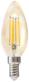 LED žárovka Flame Straight 2W E14 teplá bílá