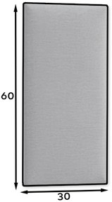 Eltap Čalouněný panel Quadratta 60x30 cm Materiál a barva: Monolith 37 - tmavě zelená