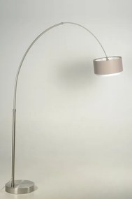 Stojací oblouková lampa Adamo Soffito Taupe