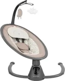 KikkaBoo Houpací lehátko elektrické Twiddle Beige / Nosnost do 9 kg