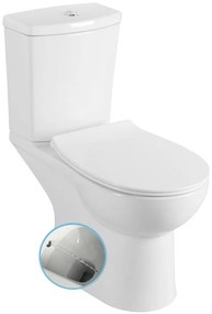 Sapho Sapho, KAIRO CLEANWASH WC kombi s bidetovou sprškou, zadní odpad, splachovací mechanismus, PC106