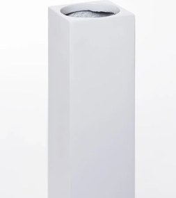 Váza OBELISK, sklolaminát, výška 120 cm, bílá, outlet