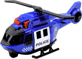 LEAN Toys Policejní souprava kamion, vrtulník a auto, světla a zvuky