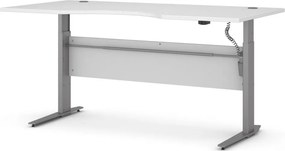 FALCO Výškově nastavitelný psací stůl Office 80400/320 bílá/silver grey