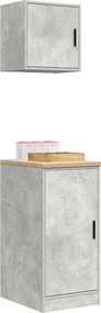 Garážové skříně 2 ks Beton Grey kompozitní dřevo 3328299