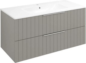 Sapho Cirasa - Umyvadlová skříňka Strip 100x52x46 cm, 2x zásuvka, agila CR100-4343S