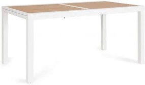 BIZZOTTO Zahradní stůl HILIJA bílý 160/240x90 cm