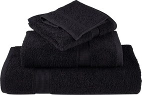 Prémiové mycí utěrky SOLUND 10 ks černé 30x30 cm 600 g/m² 137421