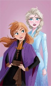 Jerry Fabrics Dětská osuška 30x50 Frozen fialová dětská bavlněná JF24