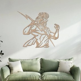 dřevo života Dřevěná dekorace ZEUS Zvolte rozměr (cm): 60x52, Zvolte barvu dekoru: Dub Sonoma