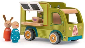 Dřevěné autíčko La Grande Famille Food Truck – Moulin Roty