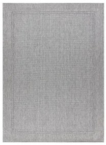 koberec TIMO 5979 SISAL venkovní rám světle šedá velikost 140x190 cm | krásné koberce cz