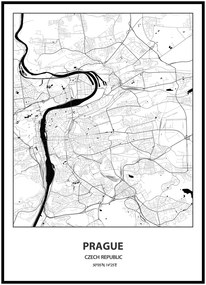 Plakát Mapa města (více variant měst) Rozměr plakátu: 30 x 40 cm, Město: Rome