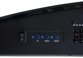 Elektrický krb na zeď LED GOLETO SIESTA 2000W