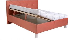 Pohoda Čalouněná postel NAIROBI s úložným prostorem a volně loženou matrací | Látka: Alfa 8,Šířka matrace: 180 cm