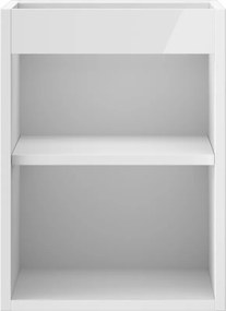 Mexen Box-A, závěsná skříňka 35 cm, bílá lesklá, 91AX1-0350-470-1-00
