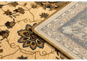 Vlněný kusový koberec Tari hnědý 135x200cm