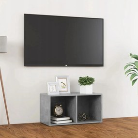 Tv stolek betonově šedý 72 x 35 x 36,5 cm kompozitní dřevo
