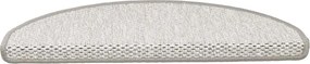 Samolepicí rohože na schody Sisal-Look 30 ks 65x21x4 cm Platina 3365870