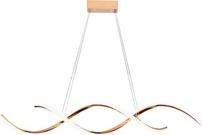 Toolight Toolight, LED stropní osvětlení 110cm, 46W, 3000K, LHJ021-CP, růžové zlato, OSW-50009