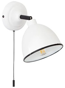 Brilliant97002/05 Nástěnná lampa s vypínačem TELIO bílá