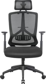 XXXLutz OTOČNÁ ŽIDLE, pokryté povrchovou vrstvou, černá Boxxx - Online Only kancelářské židle - 002543006801