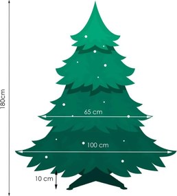 Vánoční stromek Jedle zelená 180 cm