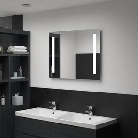 Koupelnové nástěnné zrcadlo s LED osvětlením | 60 x 50 cm
