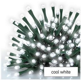 Vánoční osvětlení EMOS D4AC21 40LED řetěz 4m studená bílá programy s časovačem