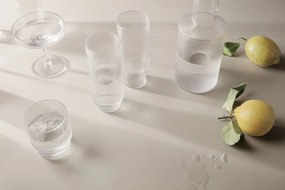 Ferm Living Skleničky Ripple 200 ml – sada 4 ks, čirá barva, sklo