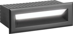 LED Venkovní vestavné svítidlo FLIK LED/3W/230V IP65 antracit