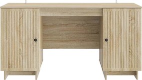Stůl Dub sonoma Kompozitní dřevo 142,5 x 50 x 75 cm 3414569